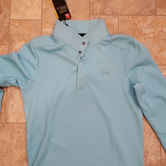Under Armour | Shirts | Under Armour Light Blue Golf Shirt | Poshmark